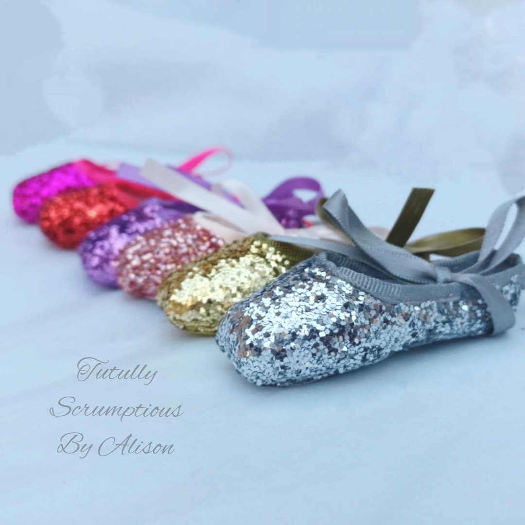 Miniature Pointe Shoe Bag Charm, Ballet Keyring, Ballet Keychain ...