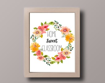 Home Sweet Classroom SVG, Classroom SVG, Classroom Decor SVG - Etsy