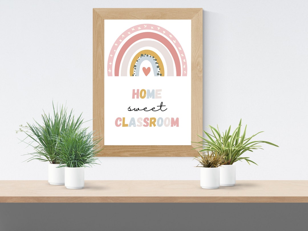 Boho Home Sweet Classroom DIGITAL DOWNLOAD - Etsy