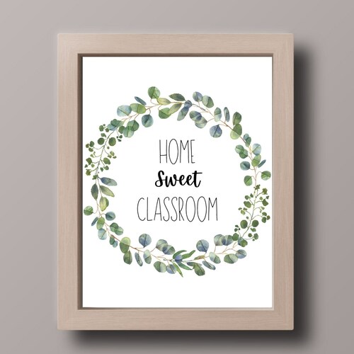 Home Sweet Classroom Farmhouse Teacher Poster Classroom Wall - Etsy