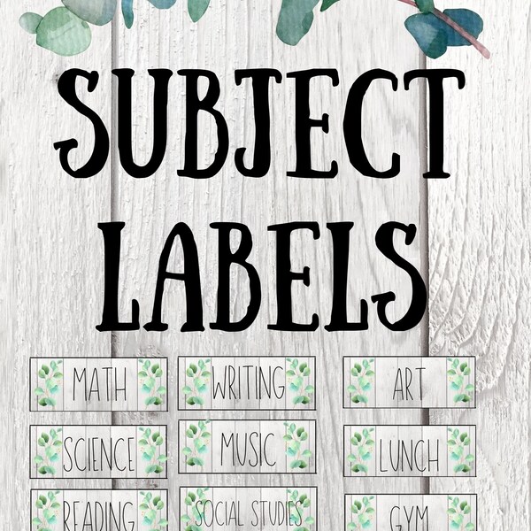 Farmhouse Classroom - Etsy