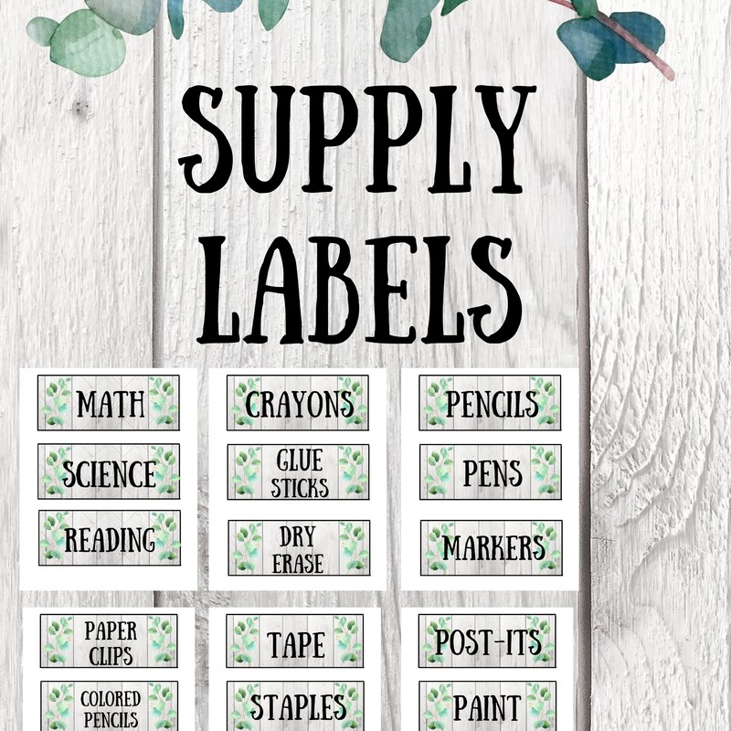 Farmhouse Classroom - Etsy