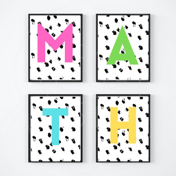 Math Decor - Etsy