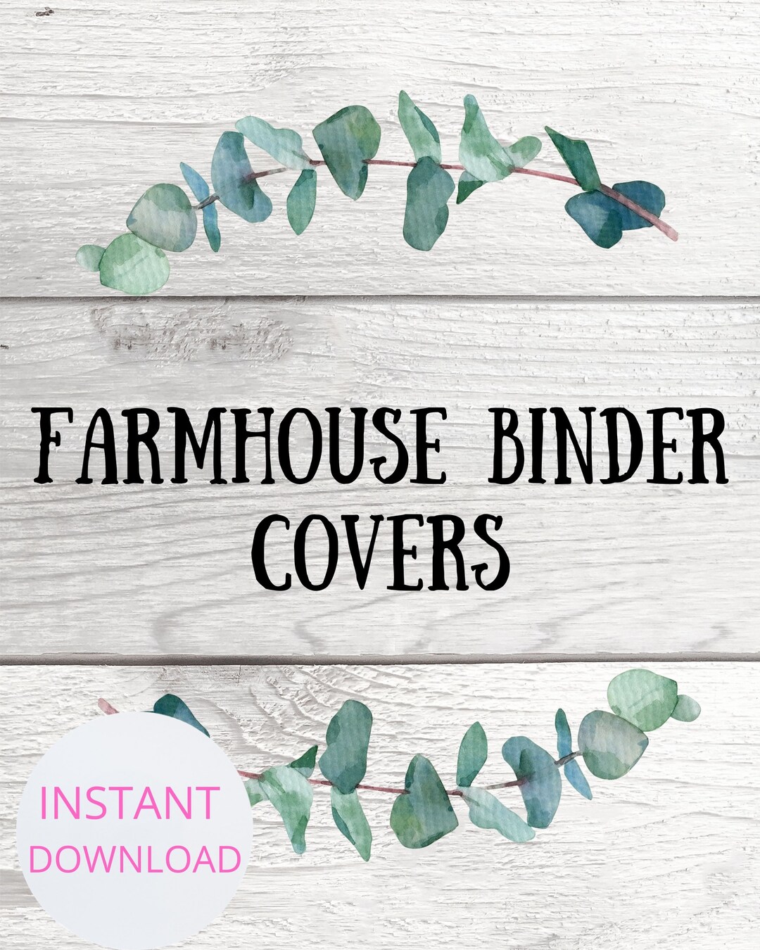 Classroom Farmhouse Binder Covers DIGITAL FILE - Etsy