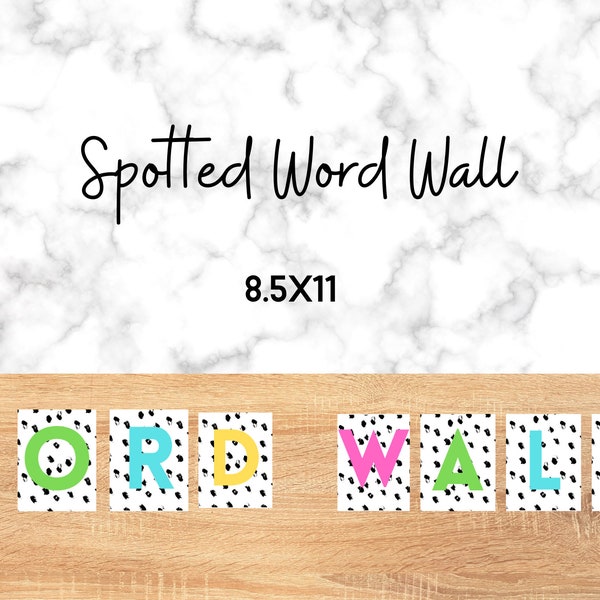 Word Wall Letters - Etsy