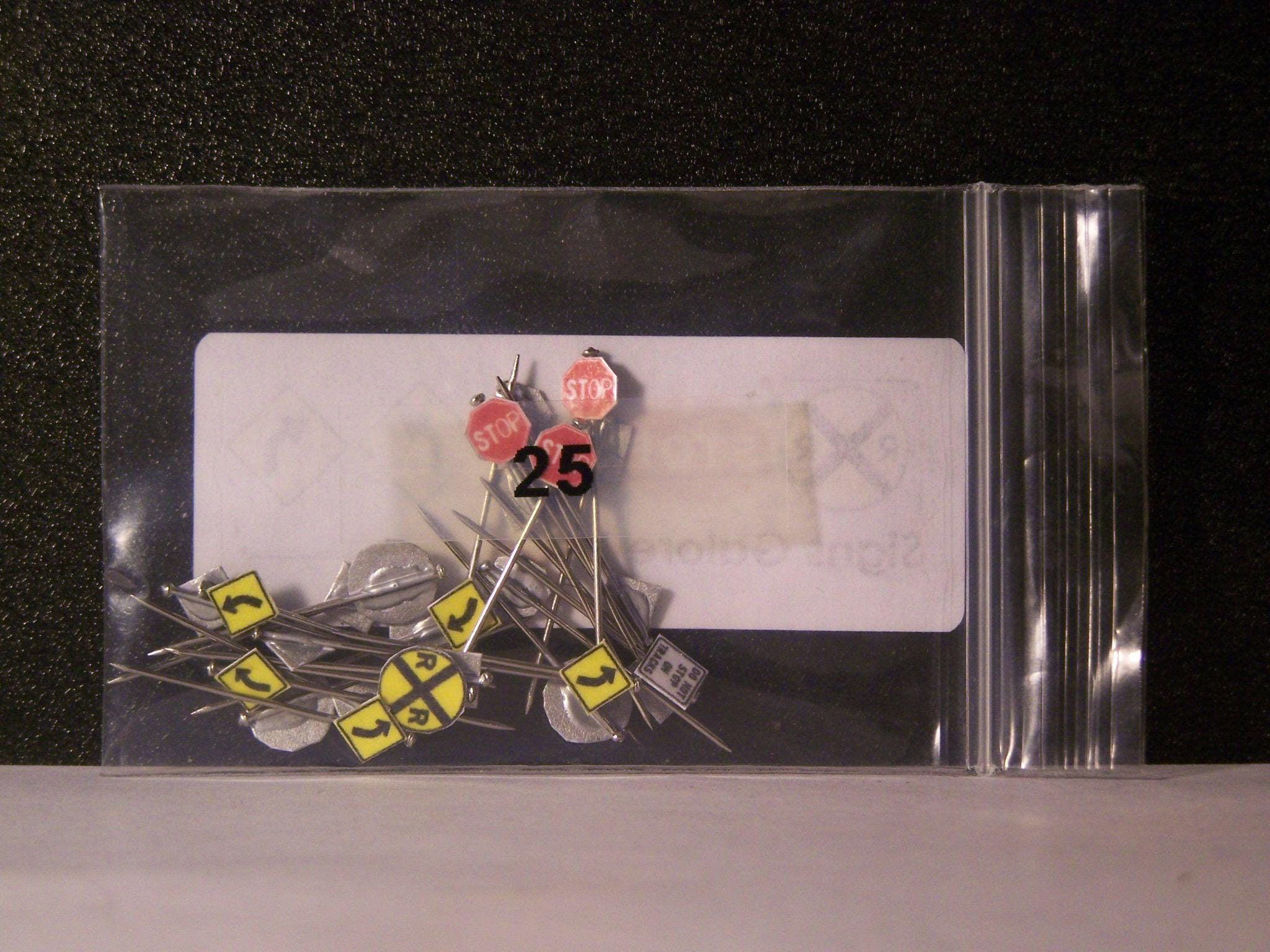 N Scale Street Signs Our 5 Top Seller Signs in One Package 25 Total - Etsy