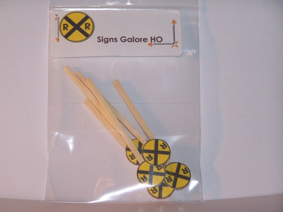 New Model Train Layouts Street Signs HO Scale Details - Etsy