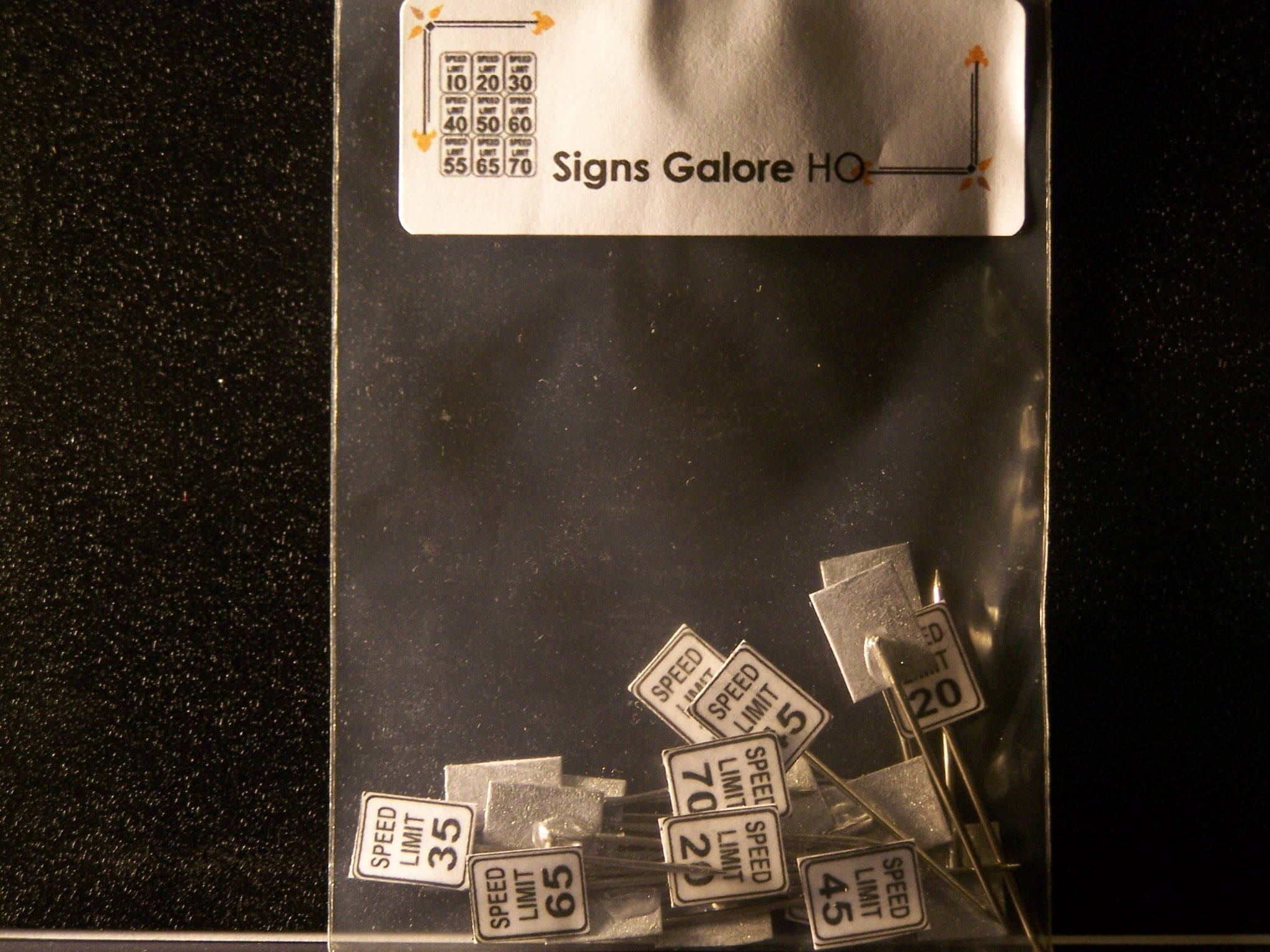 Model Train 20 speed Limit Signs HO Scale for Layout Details - Etsy