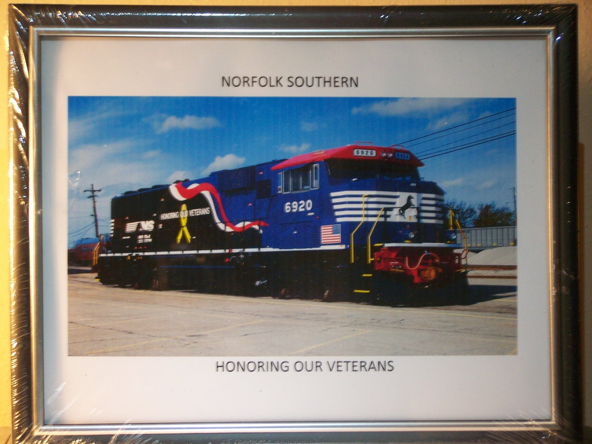 Norfolk Southern Railroad Honoring Our Veterans SD 60E Wall - Etsy