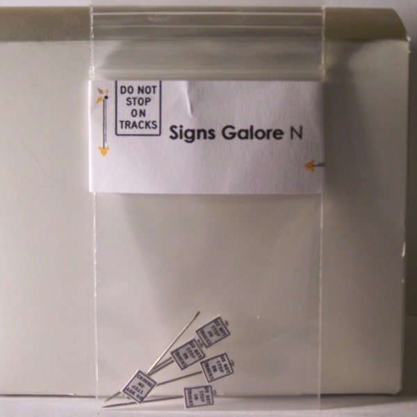 N Scale Stop Signs - Etsy