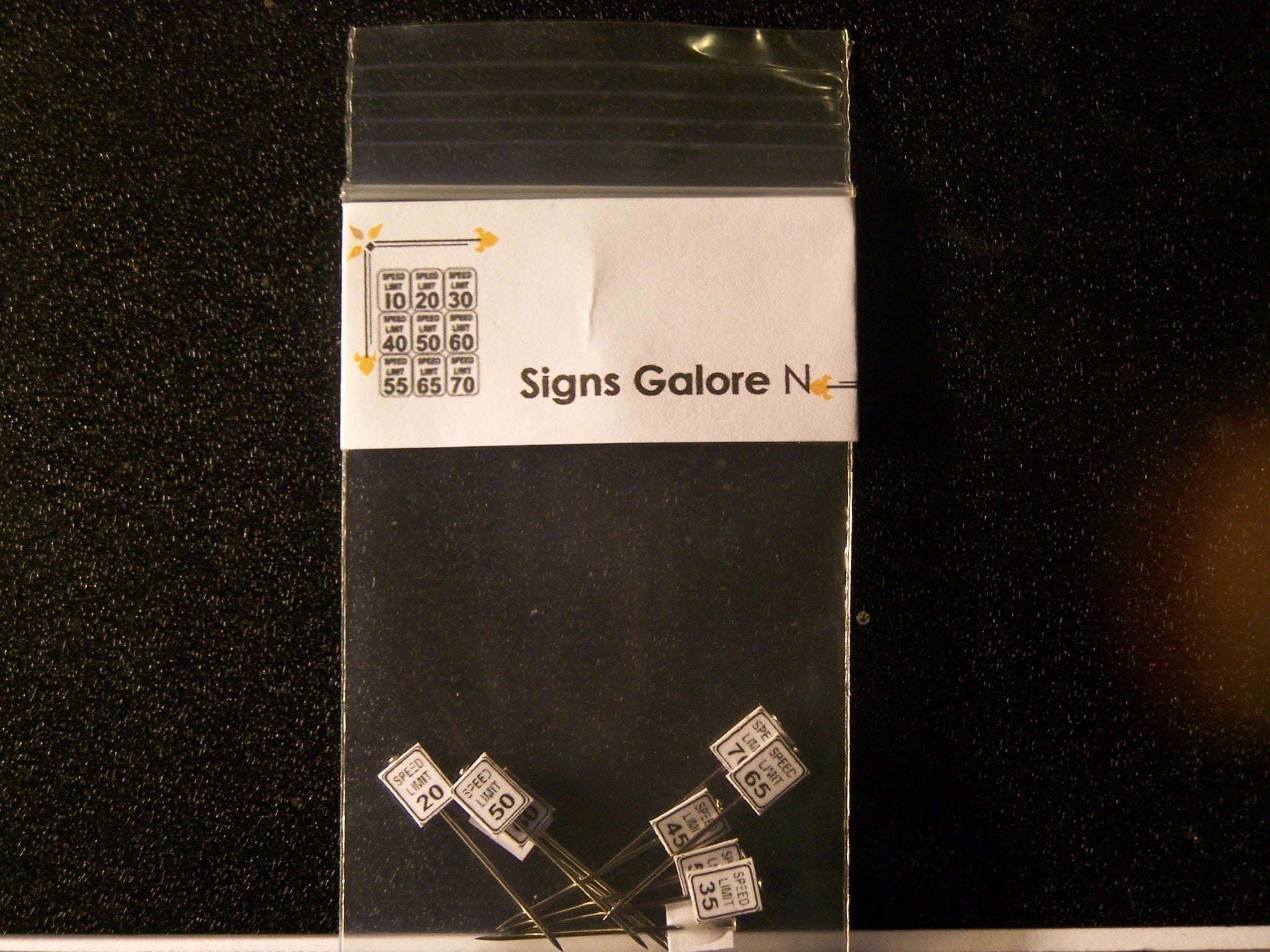 Model Train 10 "speed Limit" Signs N Scale for Layout Details - Etsy