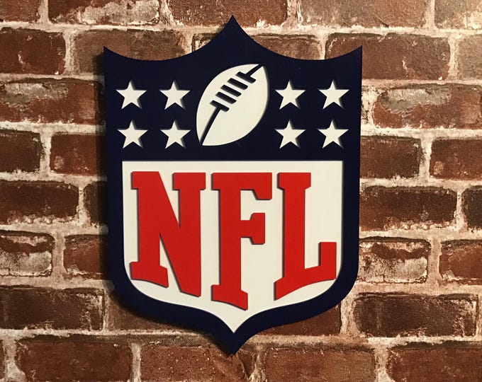15 X 11 NFL Logo Sign Wall Decor - Etsy