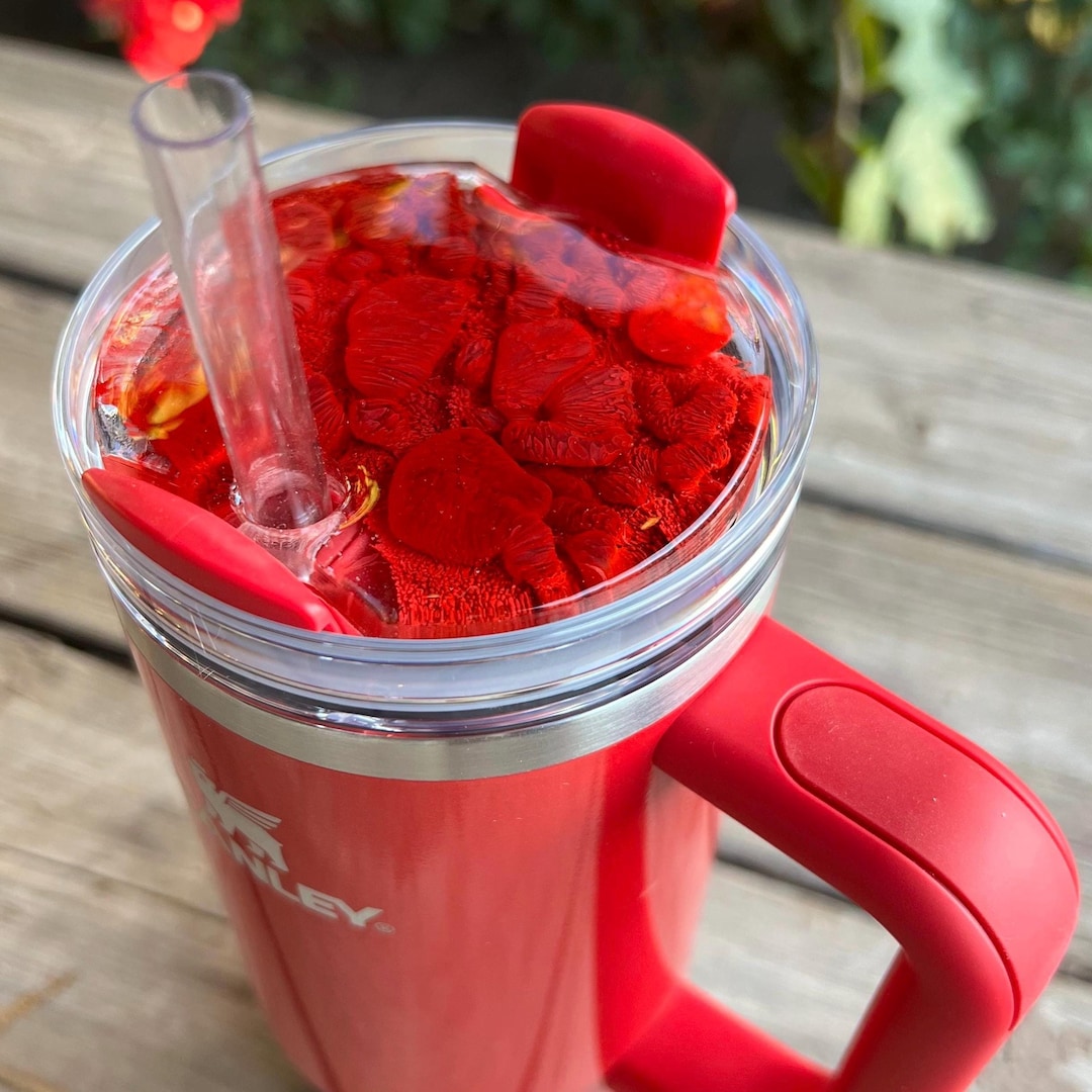 Red Delicious Stanley Lid Topper | Custom Petri Resin Stanley Lid ...