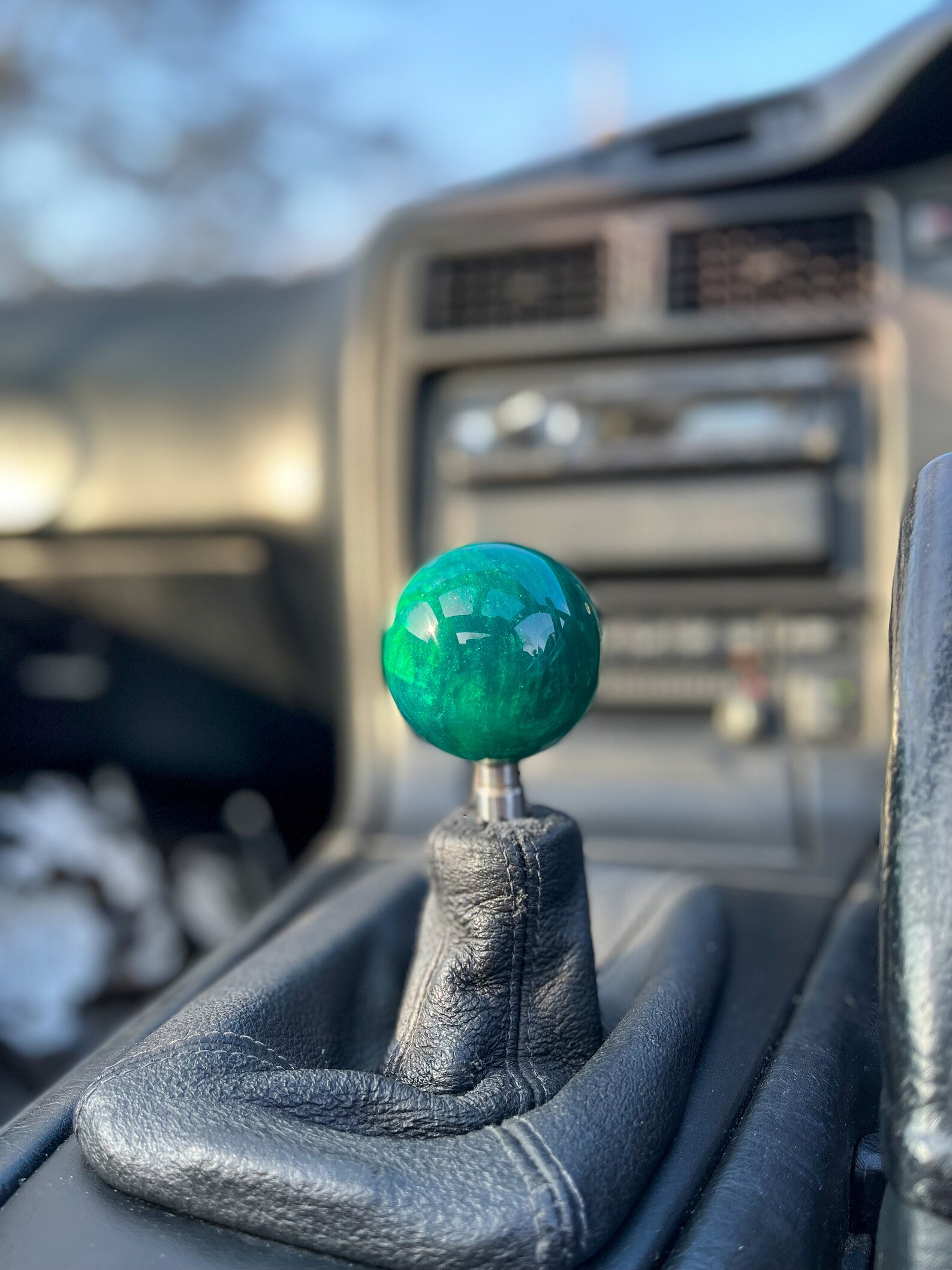 Pearl Marble Shift Knob – Round Gear Knob for JDM, Racing & Drift Cars ...