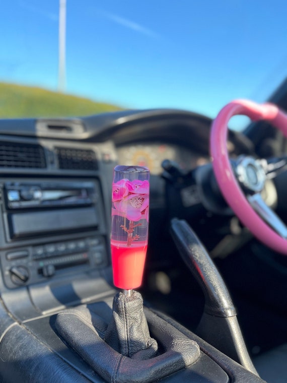 Pink Cherry Blossom Sakura Handmade Gearknob JDM Car Gifts Car Accessories Etsy