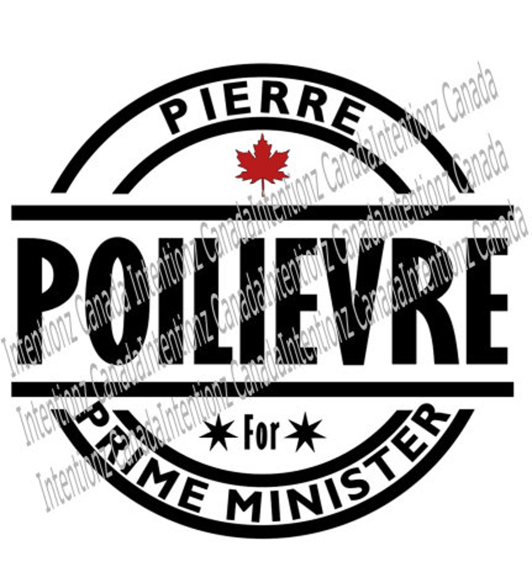 SVG DXF Pierre Poilievre for Prime Minister for Cricut, Silhouette, Sticker, Decal, Vinyl ...
