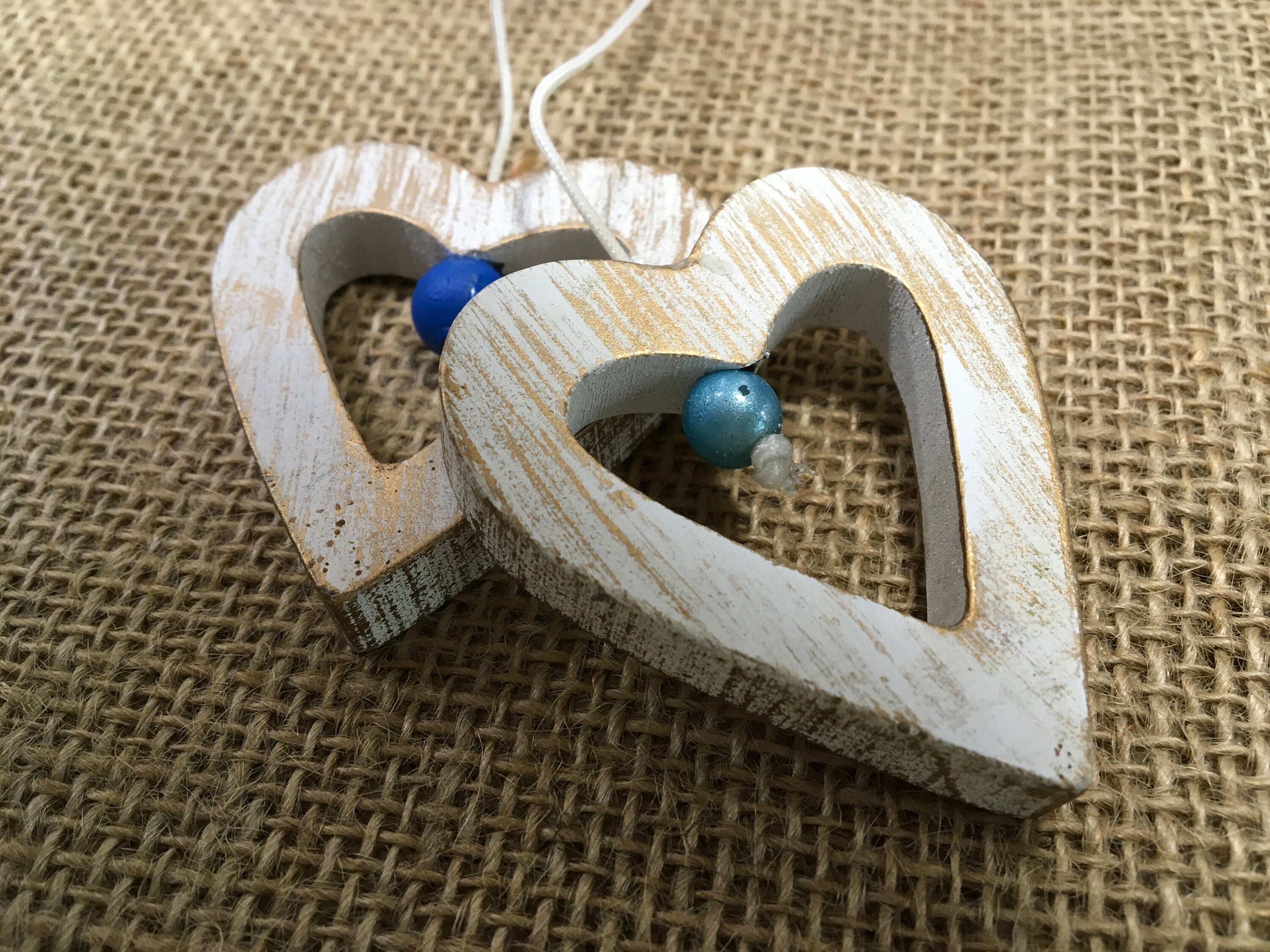 Wooden Heart Light Pull. Handmade Shabby Chic Heart Light Pull With ...