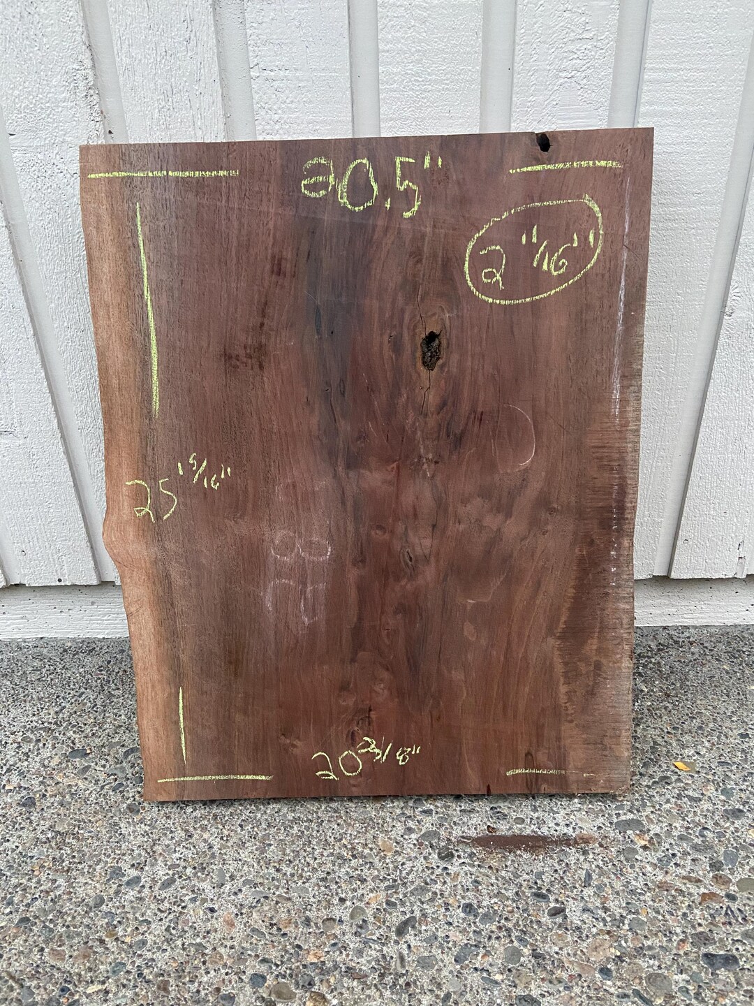 Defects Black Walnut Live Edge Slab Hardwood for Custom Furniture ...