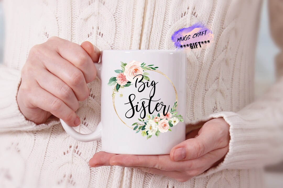 Big Sister Cup Personalized Big Sister Gift Promoted to Big Sister ...