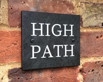 Large Slate House Signs | Etsy