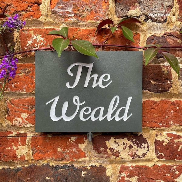 Cursive House Numbers - Etsy