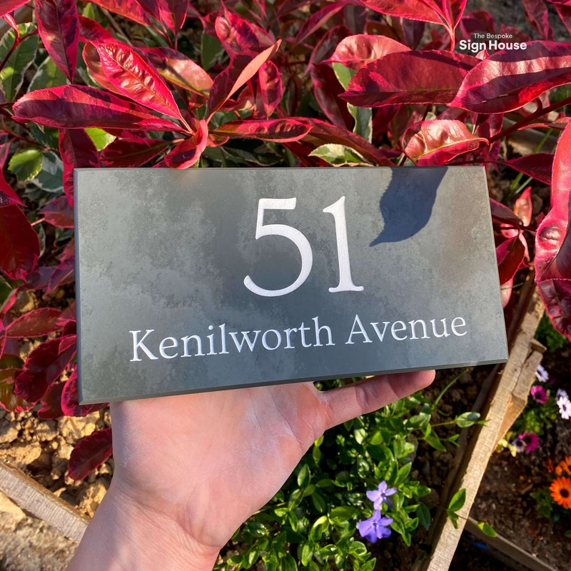 Slate Tile Signs - Etsy