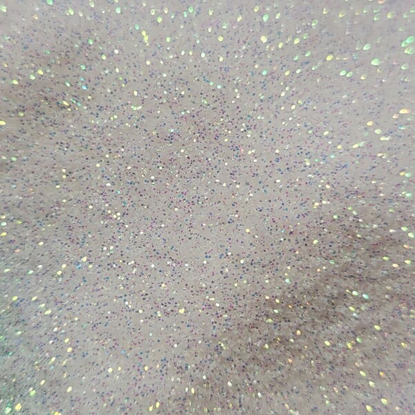 Iridescent White Glitter - Etsy