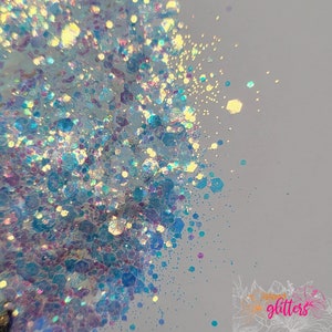 POLAR ICE Chunky Glitters for Tumblers Chunky White Opal - Etsy