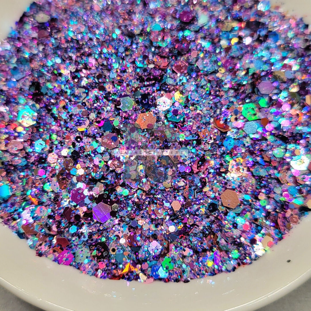 PERSEPHONE - Blue and Purple Glitters | Light Purple Glitters | Custom ...