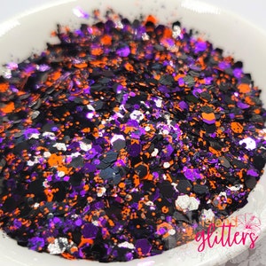 HAPPY HALLOWEEN Chunky Halloween Glitter Mix Spooky - Etsy