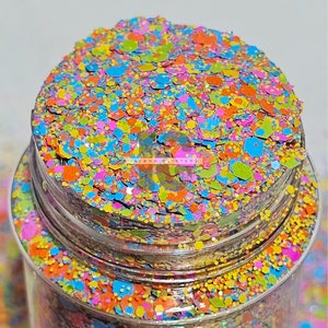 NEON PARTY - Chunky Neon Glitters | Chunky Summer Glitters ...