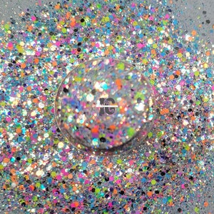 FLASHBACK Chunky Neon Glitters 90s Theme Glitters Chunky - Etsy