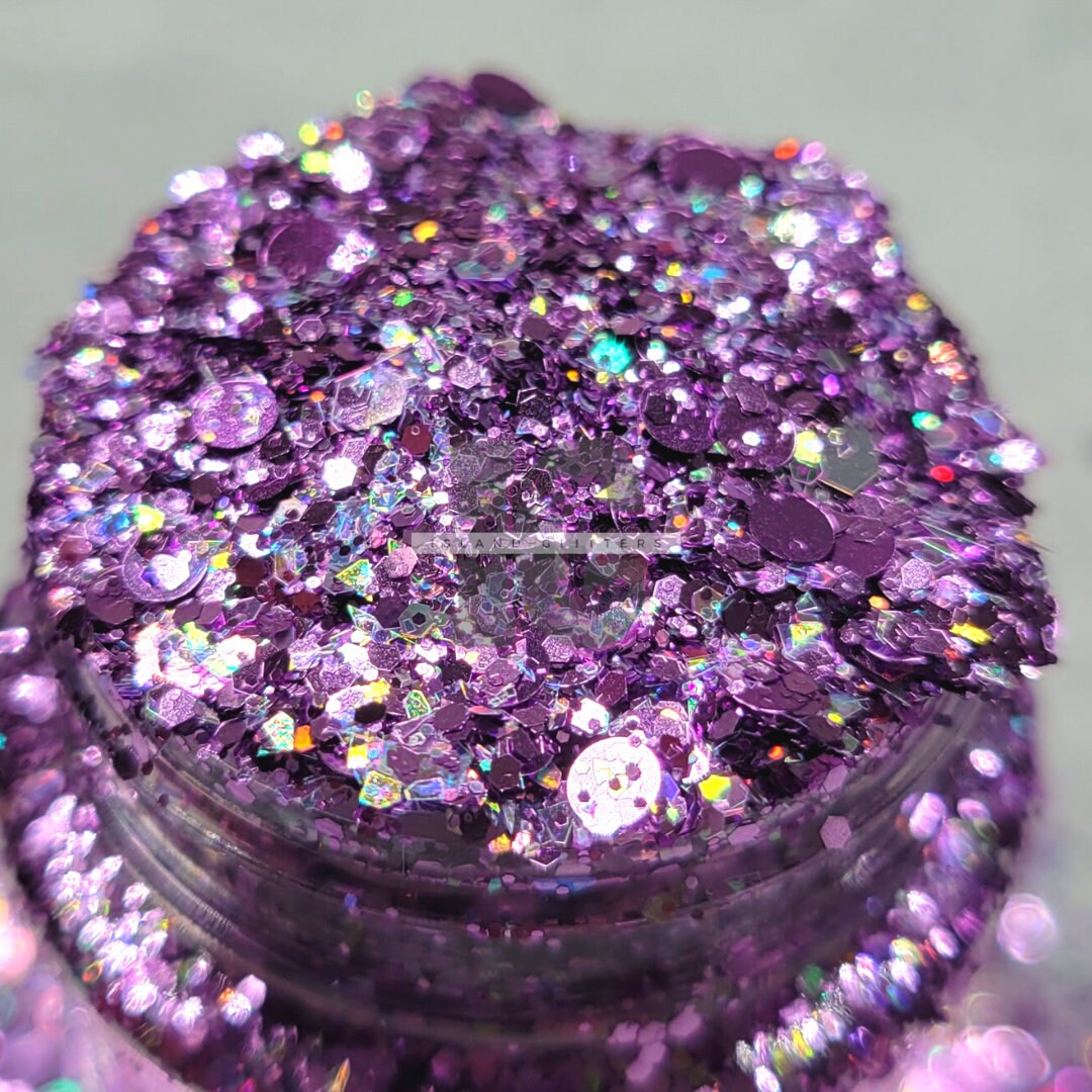 PERIWINKLE - Lavender Glitters | Purple Glitters | Metallic Purple ...
