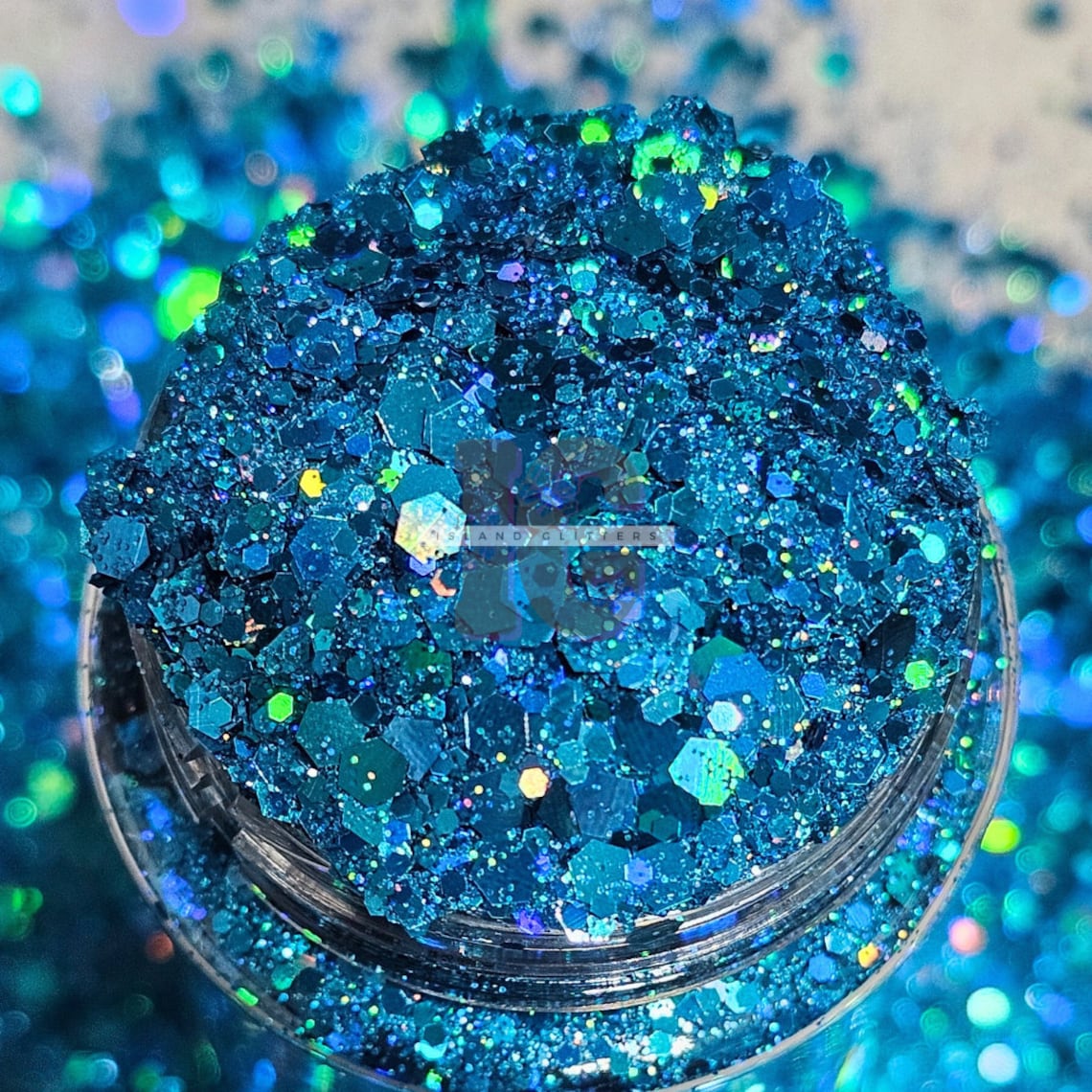 Seas the Day - Blue Glitters | Holographic Blue Glitters | Very Blue ...