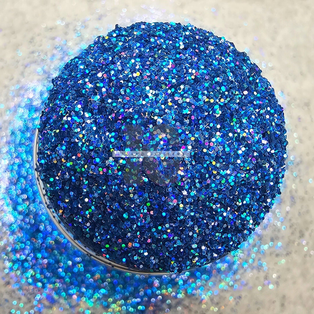 WATERFALL Fine Blue Glitters Holographic Blue Glitter - Etsy
