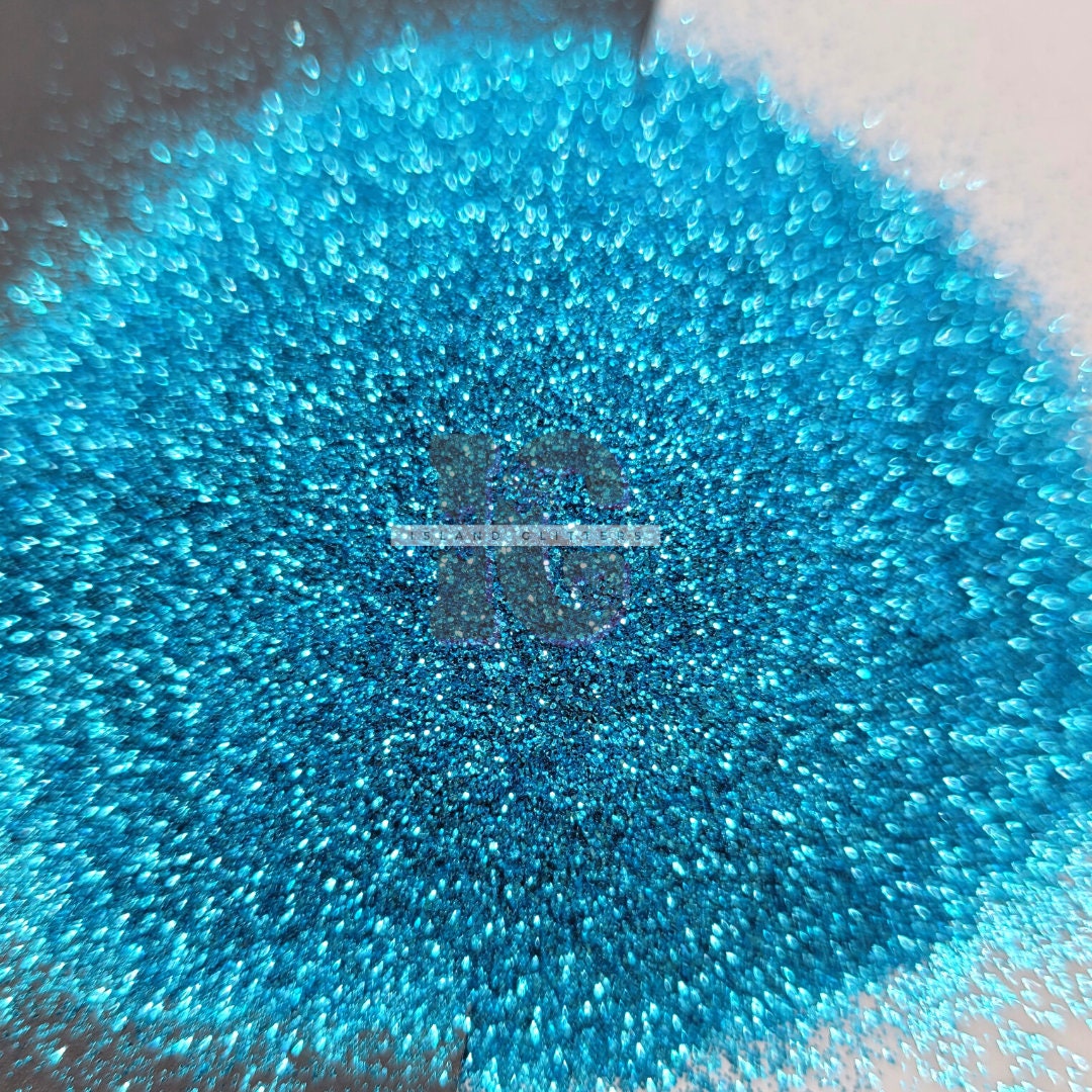 WHAT A BEACH! - Blue Glitters | Fine Blue Glitter | Metallic Blue ...