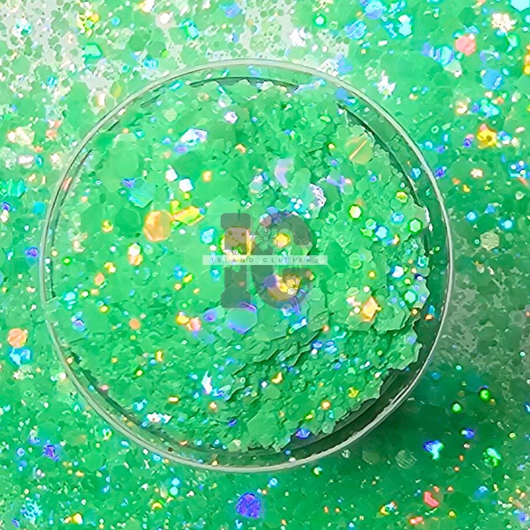 BINI - Mint Green Glitters | Holographic Green Glitters | Teal Glitters ...