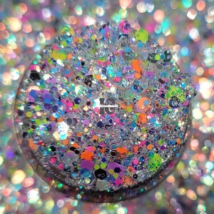 FLASHBACK Chunky Neon Glitters 90s Theme Glitters Chunky - Etsy