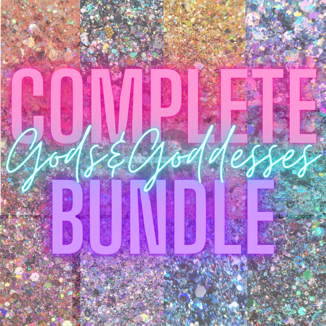 COMPLETE BUNDLE Custom Glitters Glitters for Tumblers Chunky Holographic Glitters Glitters for ...