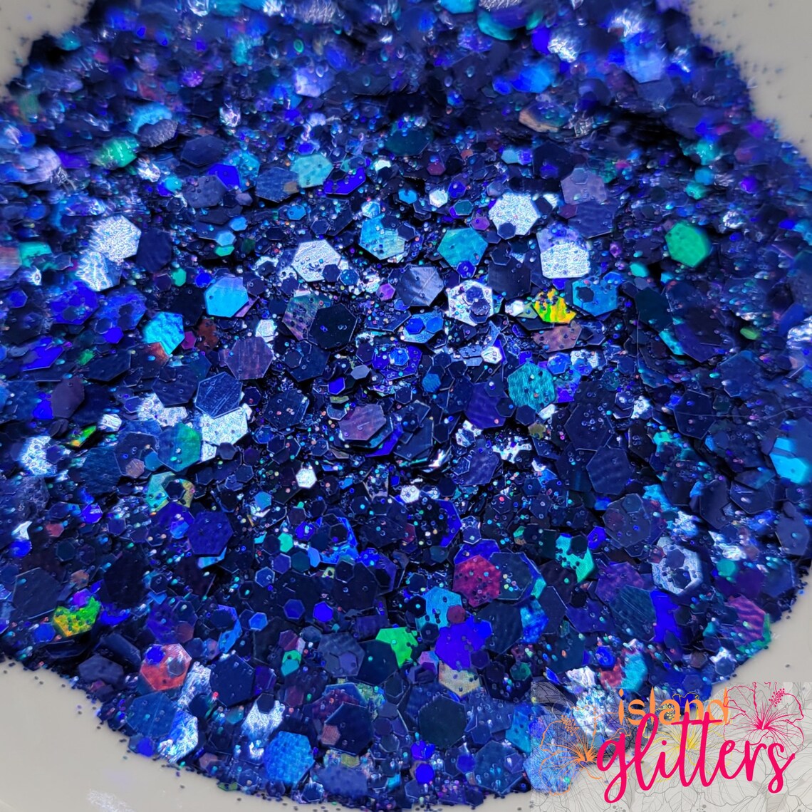 SIARGAO Blue Glitters Chunky Blue Holographic Glitters - Etsy
