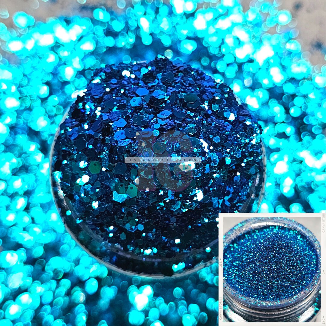 PALAWAN - Chunky Blue Glitters | Blue to Blue Glitters | Light to Dark ...