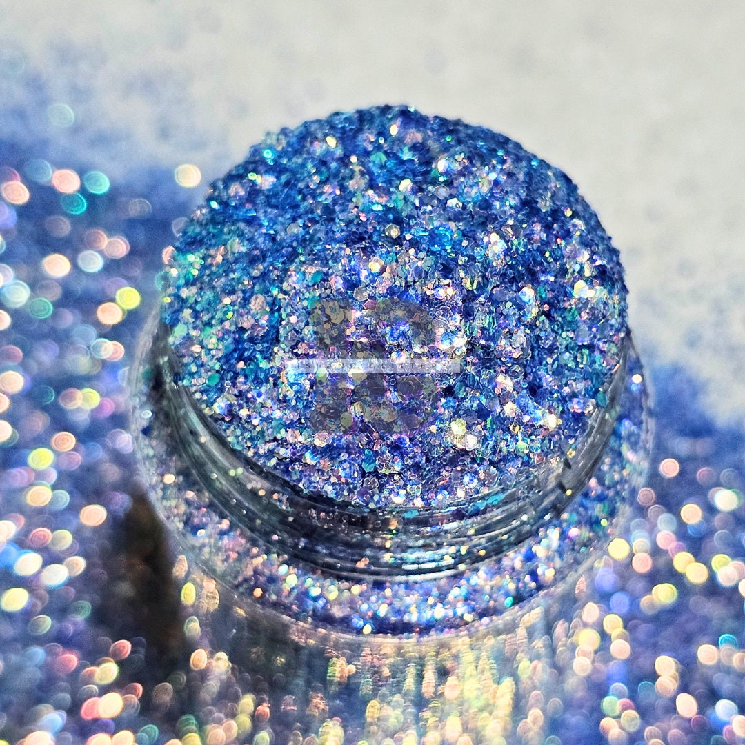 COSMIC PURPLE - Purple Iridescent Glitters | Mini Chunky Purple ...
