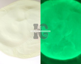 1 Oz Nite Bright Green Glow-in-the-dark Powder Glow in the Dark Pigment ...