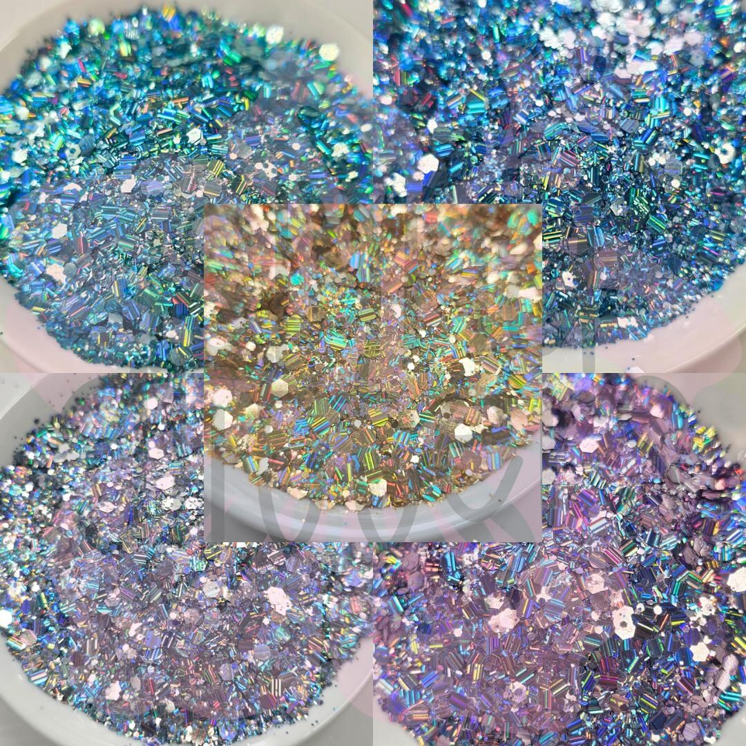MEAN GIRL BUNDLE - Chunky Holographic Glitters | Chunky Blue Glitters ...