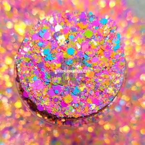 90s Baby - Neon Glitters | Chunky Neon Glitter Mix | 90s Glitters | 80s ...
