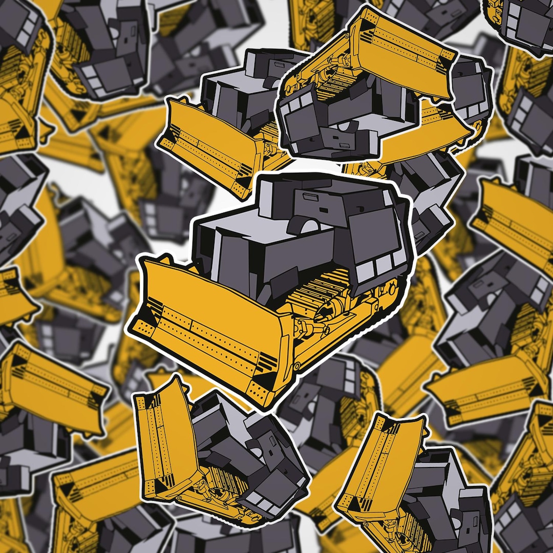 Killdozer Sticker - Laminated Construction Decal, Blue Collar Gift - Etsy
