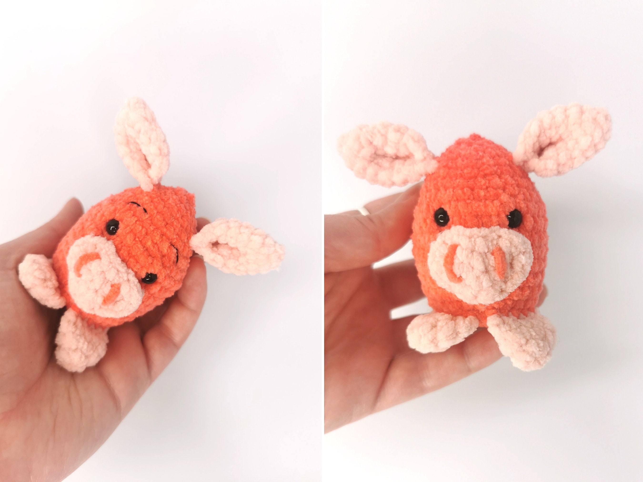 Eggy Farm Friend: Peter the Piglet Crochet Pattern Piglet Amigurumi ...
