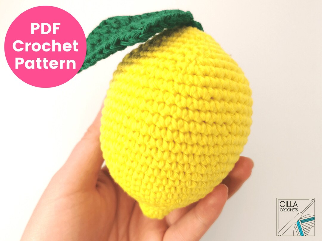 Lemon Crochet Pattern | Lemon Amigurumi Pattern | Luscious Lemon ...