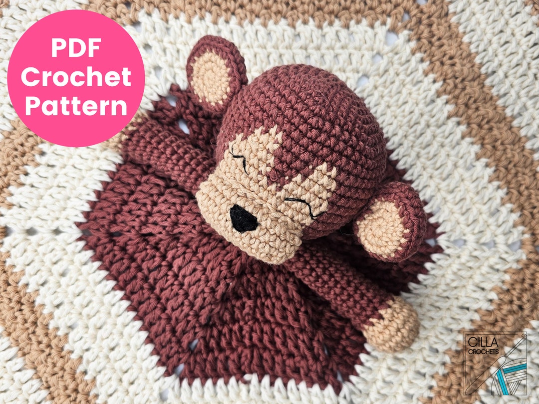 Monkey Lovey Crochet Pattern, Millie the Monkey Lovey PDF Crochet Pattern, Amigurumi Baby ...