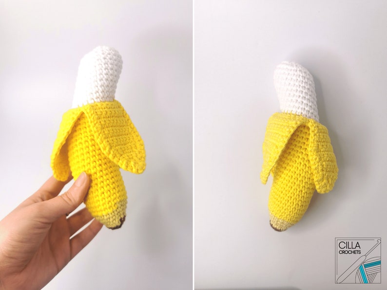 Banana Crochet Pattern PDF | Fun Amigurumi Fruit Toy Tutorial - Etsy